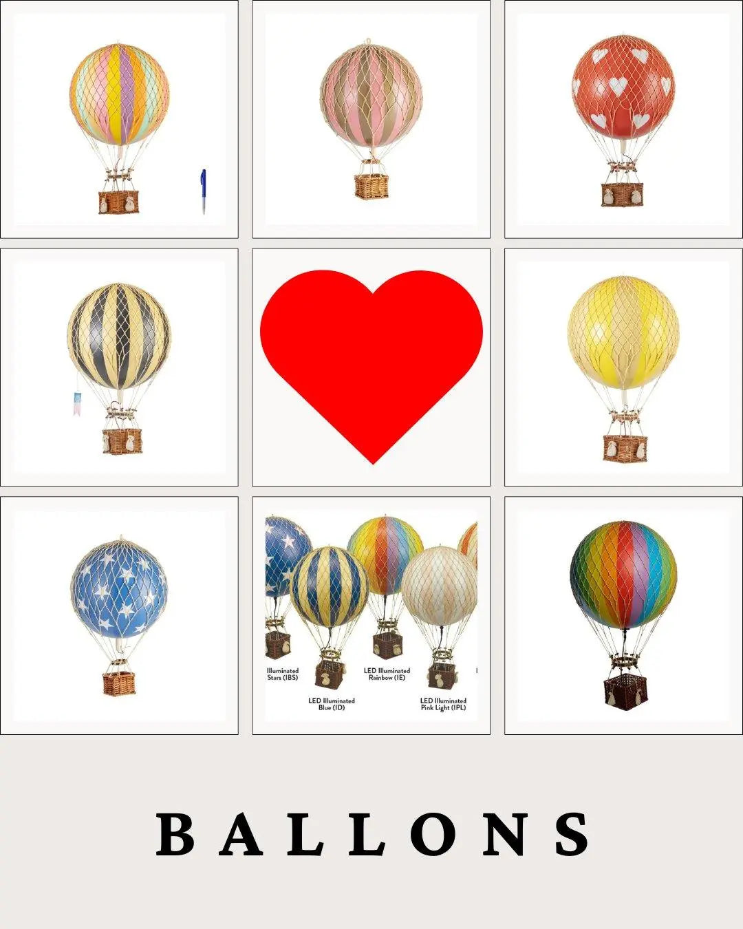 Authentic Models | Luftballons Balloons | Dekoration