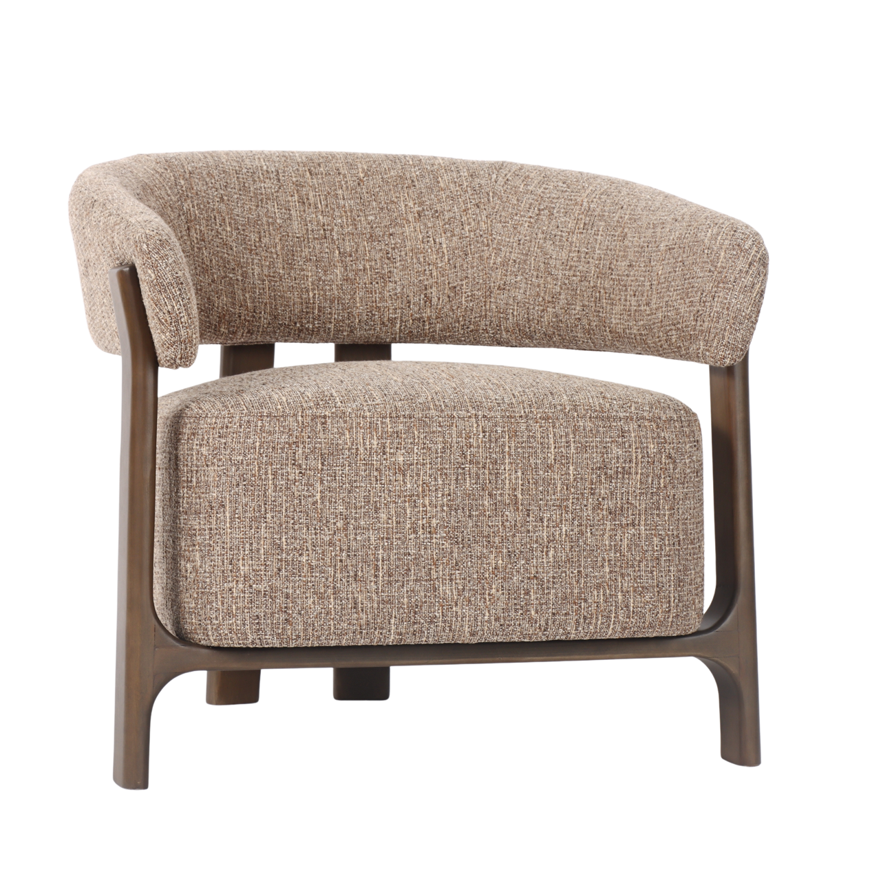 Richmond Interiors – Dalara armchair brown tweed