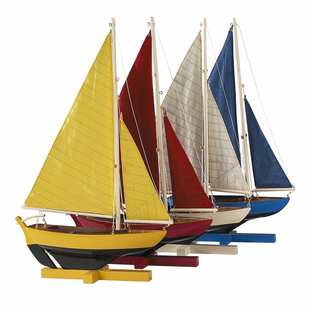 Authentic Models Decorative ships Sunset Sailors 4-pcs, desk decoratio