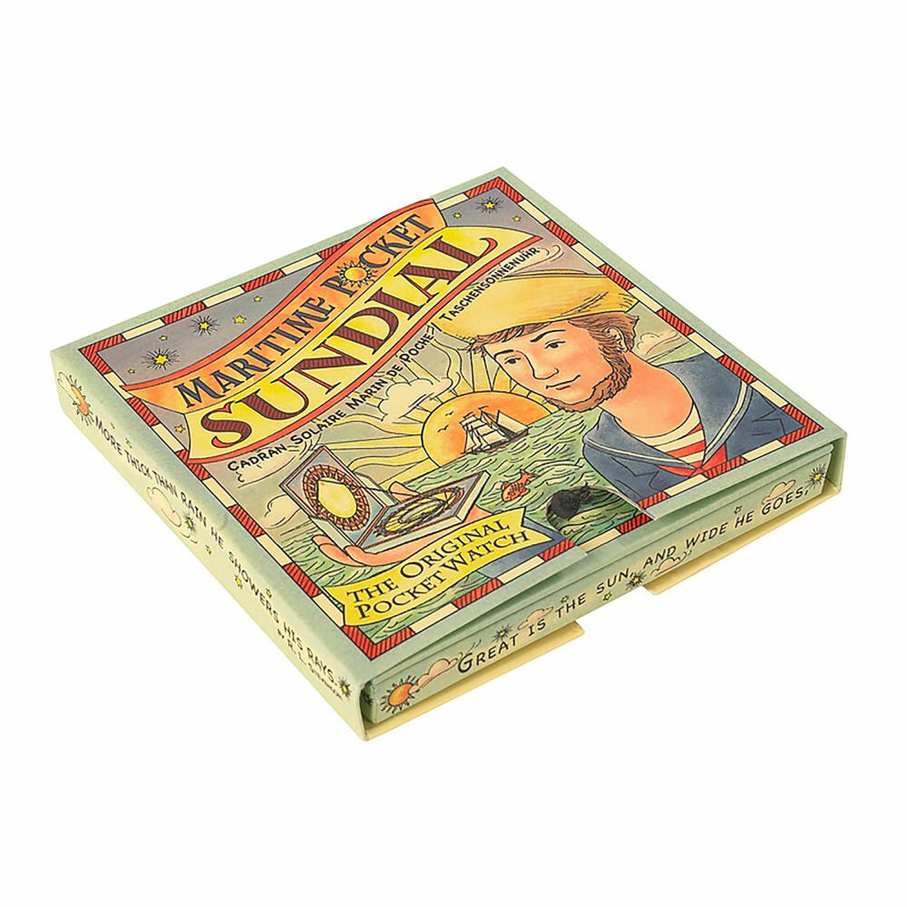 Authentic Models Geschenkset Taschen-Sonnenuhr, Entdecker-Set, Materia