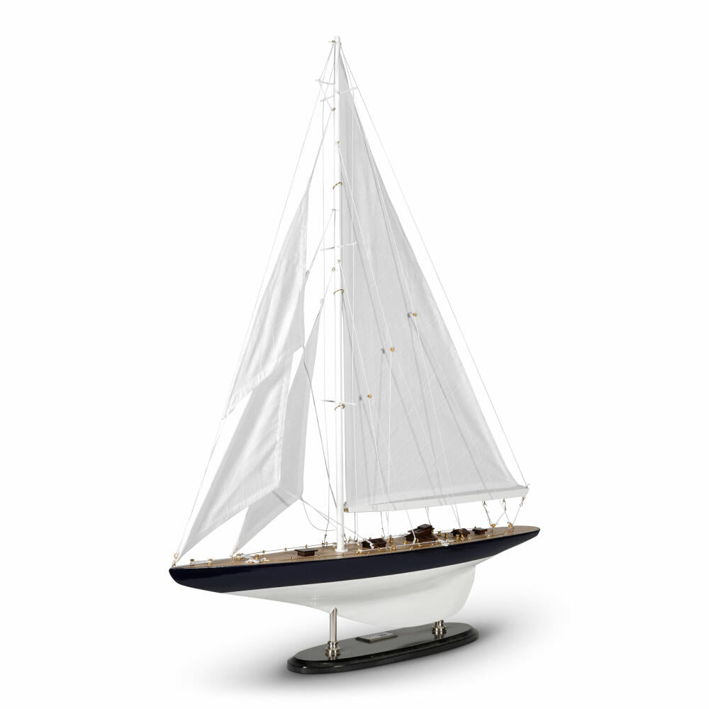 Authentic Models Ship model J-yacht Rainbow 1934, sailing ship, decora