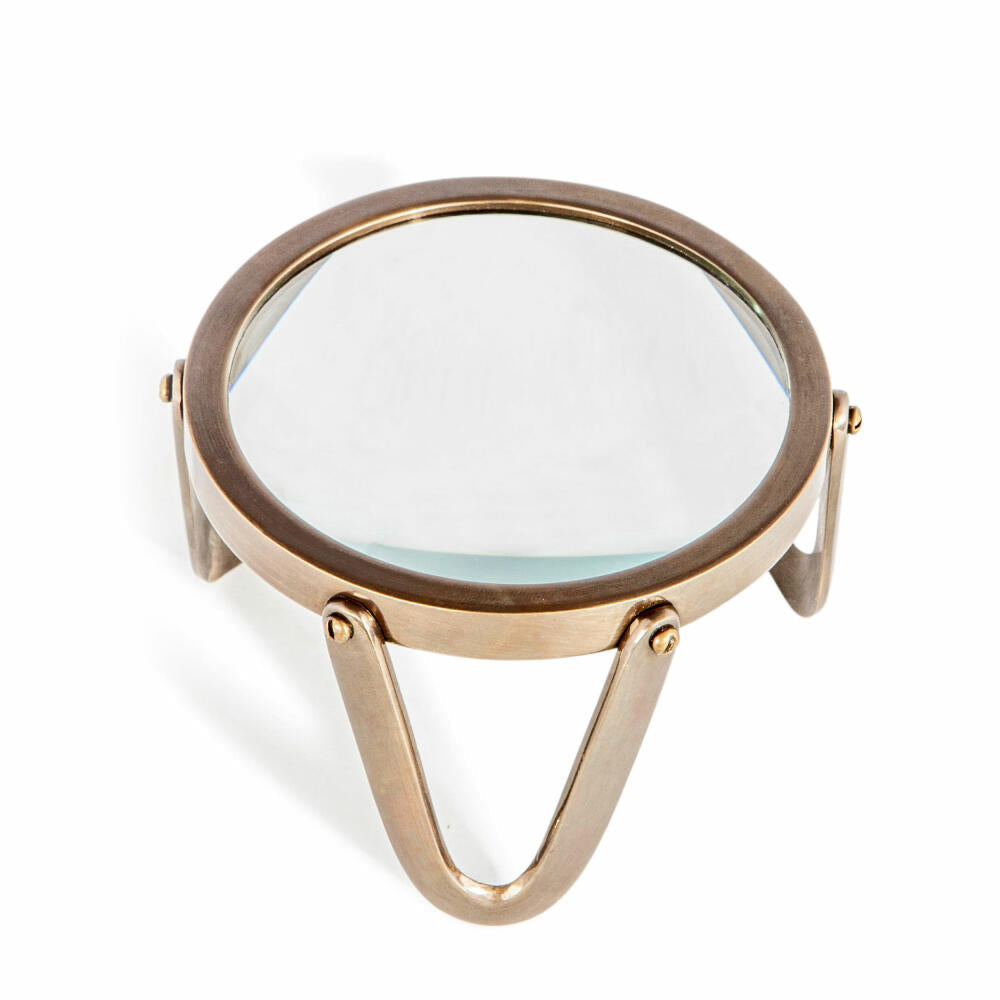 Authentic Models Writing oge Desk Magnifier Brass, Touching, magnifyin