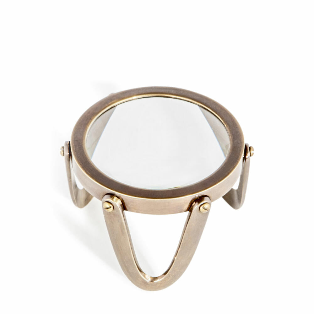 Authentic Models Writing oge desk Magnifier brass, movement, enlargeme