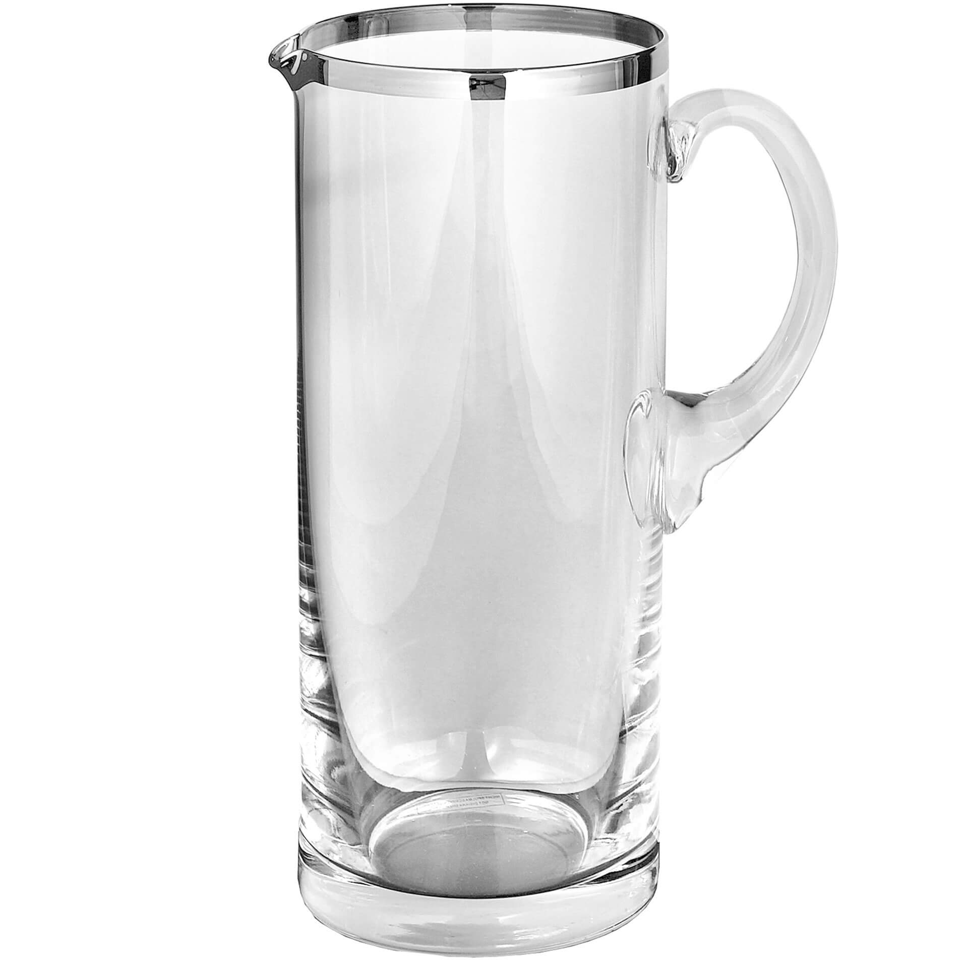 Fink Living Platinum glass jug