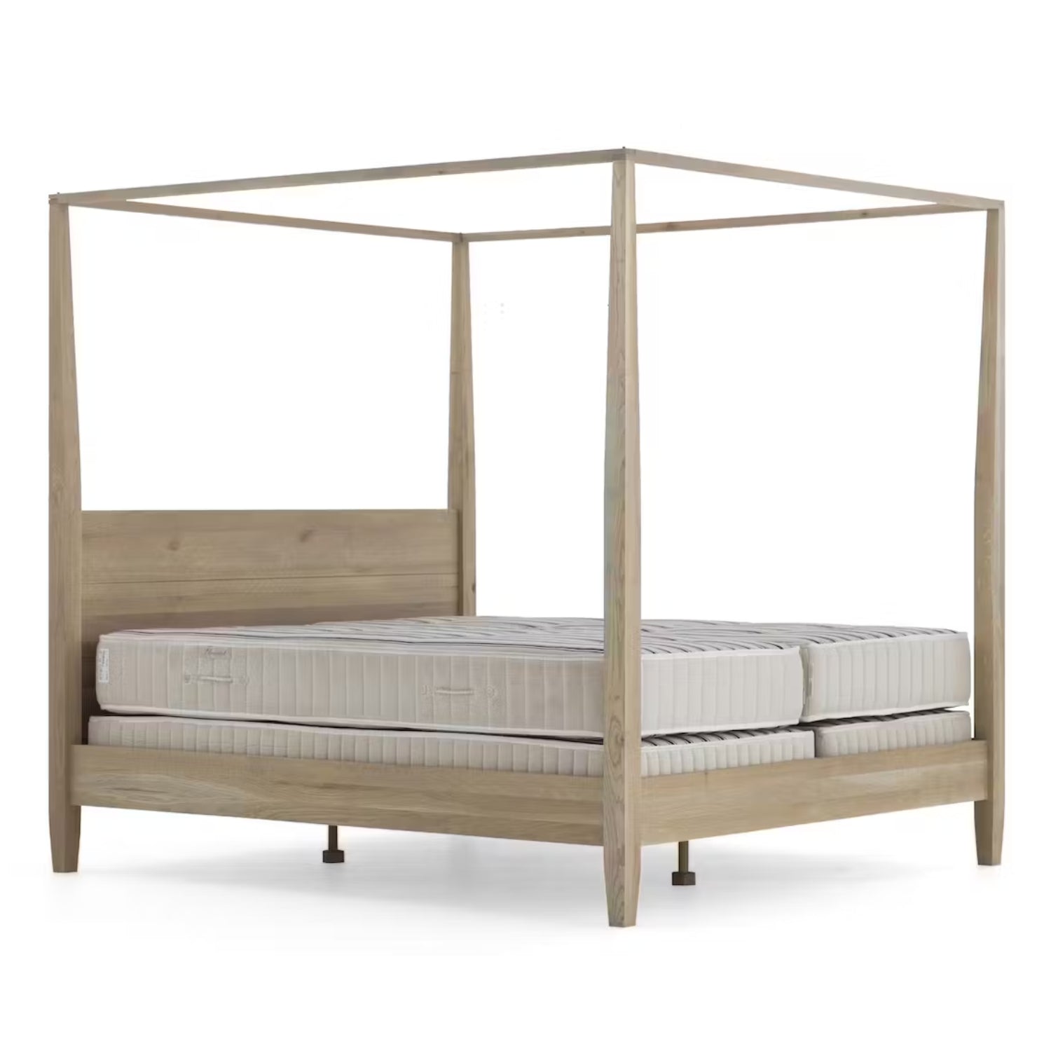 Flamant heavenly bed frame cape cod, oak weathered, 160 cm