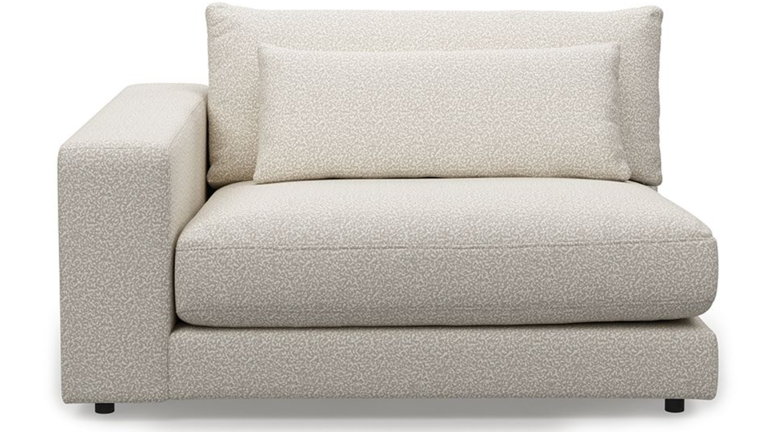 Riviera Maison Stephen Corner Arm Left, bouclé, simply white