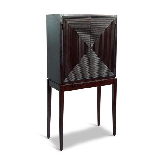 Authentic Models Art Decor Liquor Cabinet Brown | 5%code