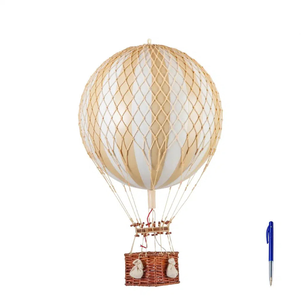 Authentic Models Ballon Royal Aero, White Ivory hot air balloon L