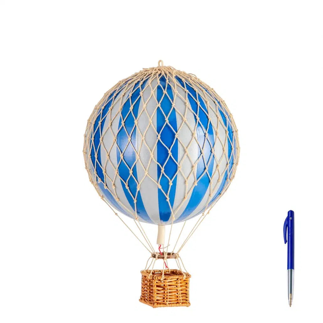 Authentic Models Ballon Travel Light, Silver Blue, hot air balloon M