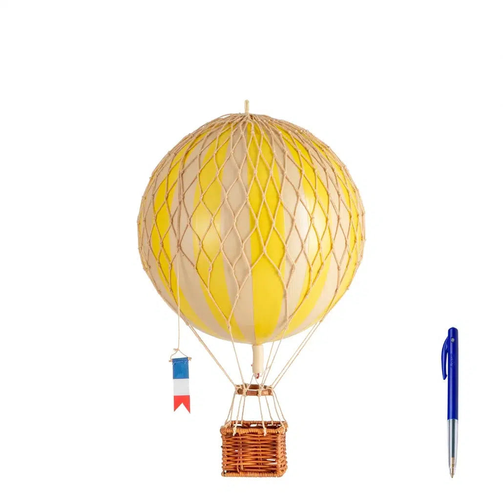 Authentic Models Ballon Travel Light, True Yellow, hot air balloon M
